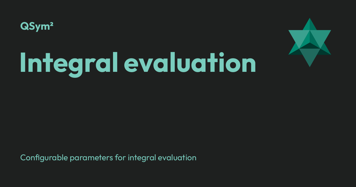 Integral evaluation - QSym² Integral evaluation - QSym²